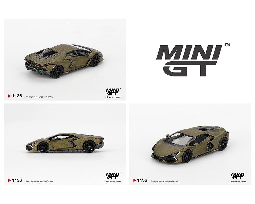MINI GT Lamborghini Revuelto - Verde Gea Matte Green – Downskale