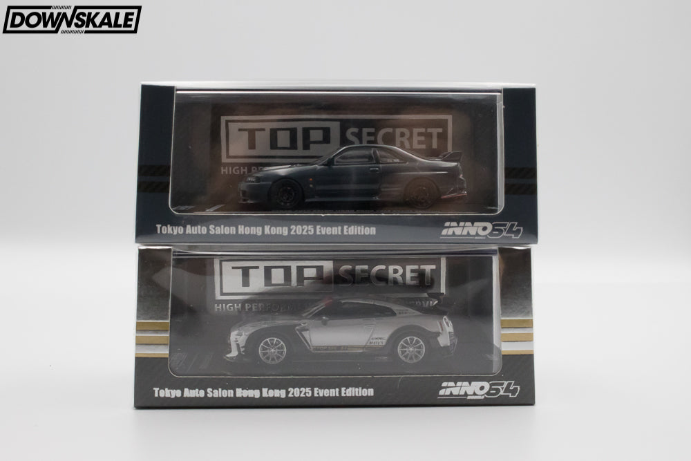 Inno64 Nissan Nissan GT-R R35 and R33 Top Secret - 2 Car Set Tokyo Aut ...