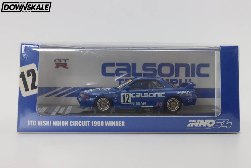 Inno64 Nissan Skyline GT-R R32 #12 Calsonic Team IMPUL JTC Nishi Nihon ...