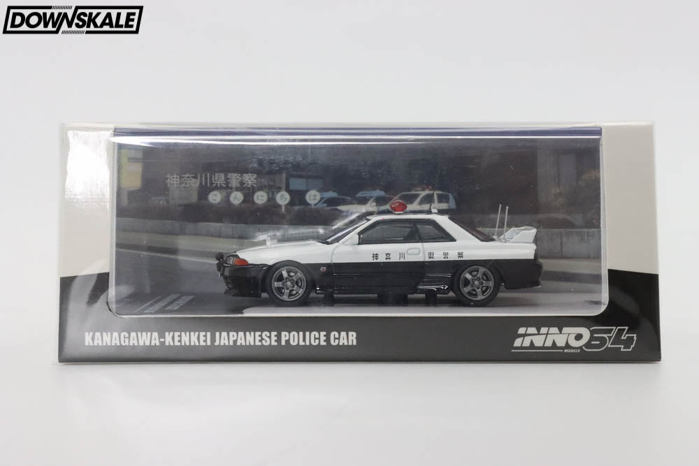Inno64 Nissan Skyline GT-R R32 Kanagawa-Kenkei Japanese Police Car ...