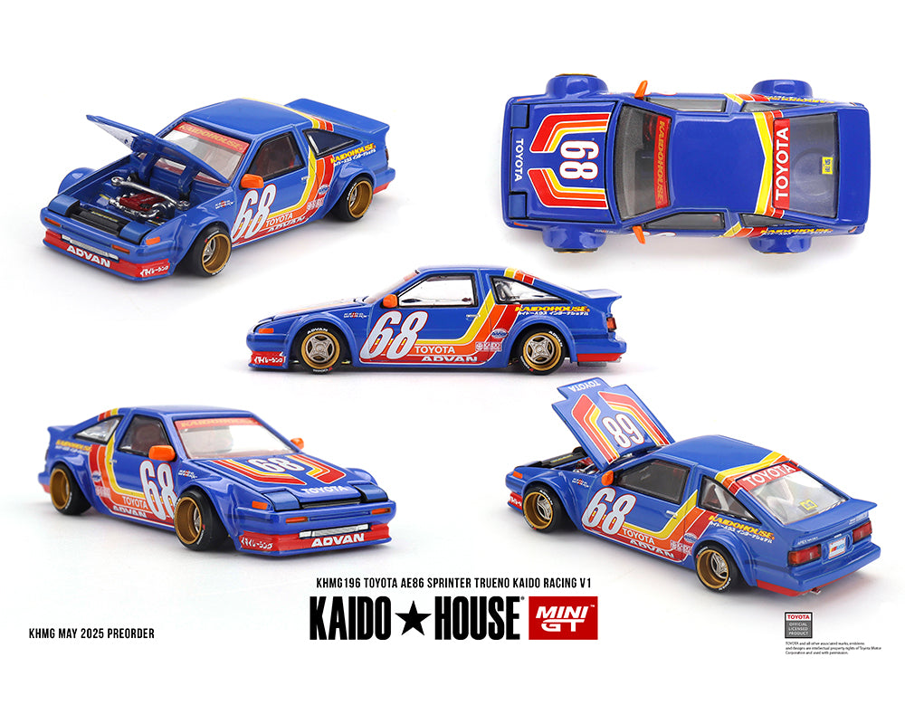 Kaido House Toyota AE86 Sprinter Trueno Kaido Racing V1 - Blue – Downskale