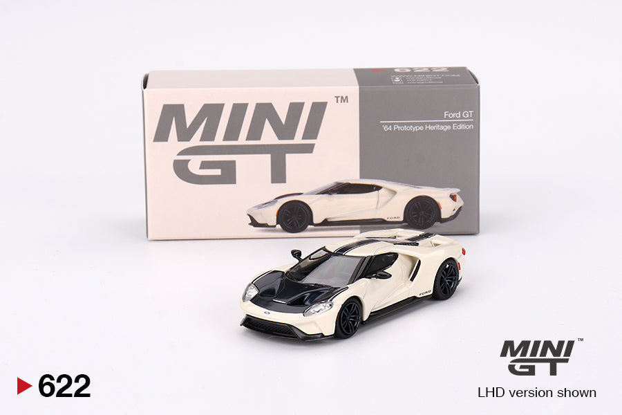 MINI GT Ford GT '64 Prototype Heritage Edition White – Downskale