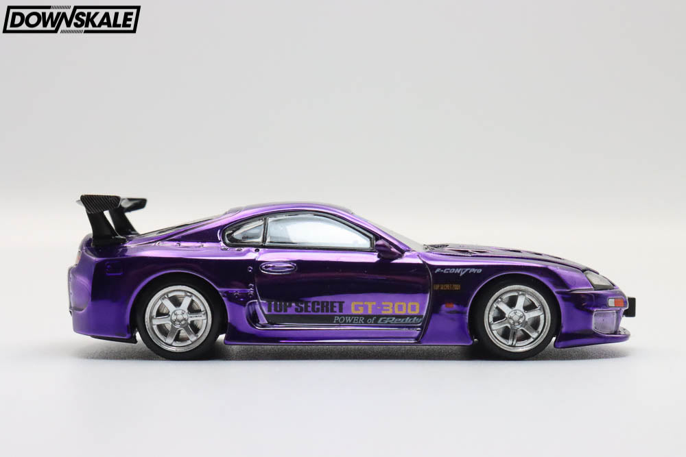 Pop Race Toyota Supra Top Secret GT300 Chrome Purple Tokyo Auto Salon ...