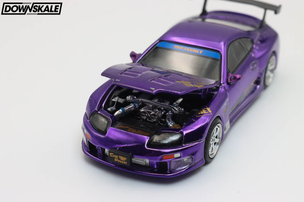 Pop Race Toyota Supra Top Secret GT300 Chrome Purple Tokyo Auto Salon ...