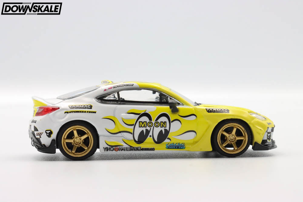 Tarmac Works Toyota GR86 MOONEYES - Yellow – Downskale